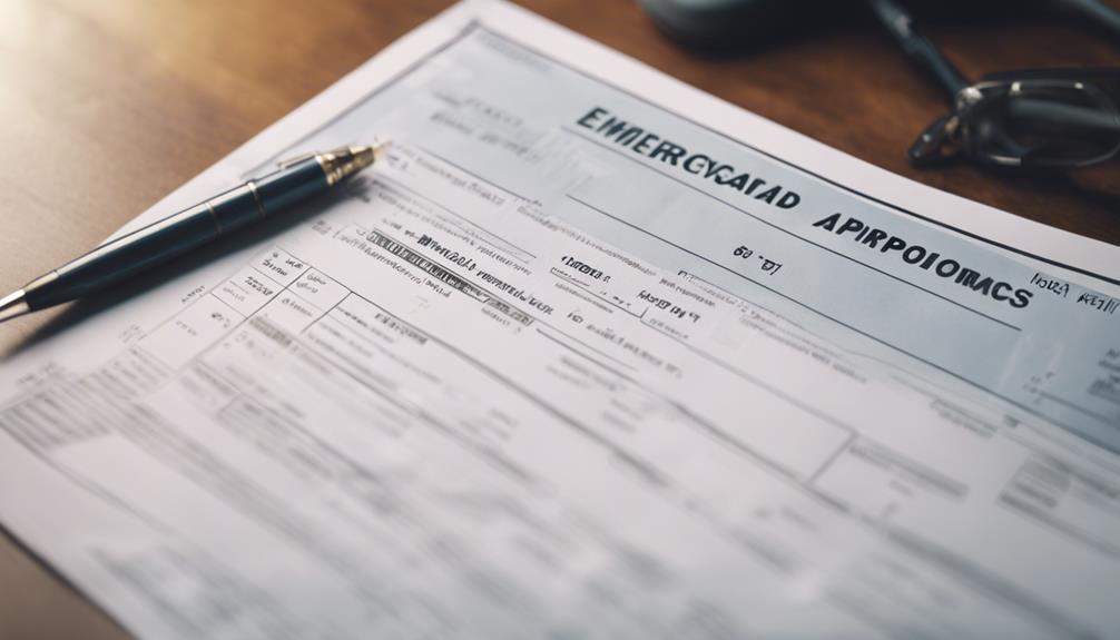 Required Documents for Emergency Medicaid Application Process ...